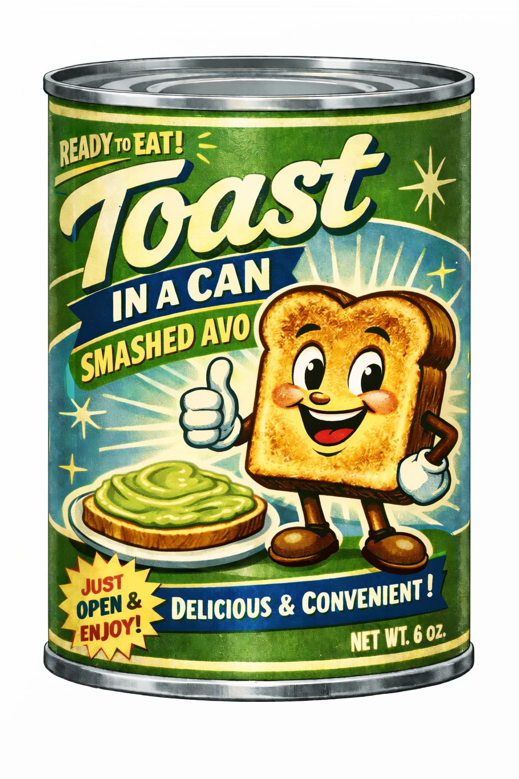 Toast In A Can - Smashed Avo